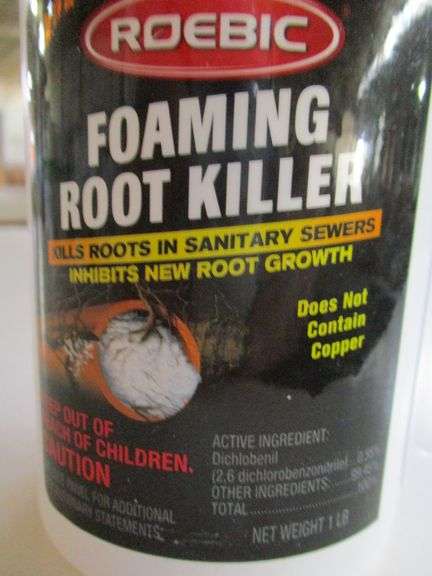 CASE, ROEBIC FOAMING ROOT KILLER (6) 1-LB BOTTLES PER CASE **sold 6x ...