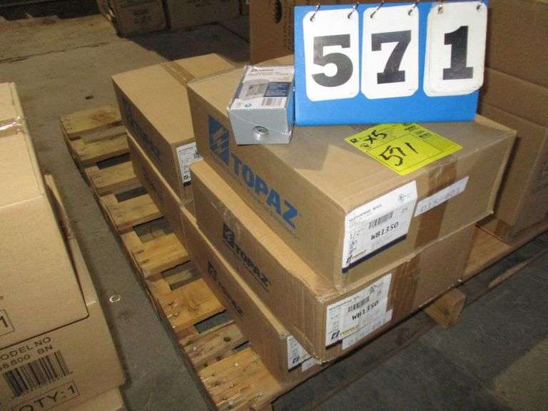 CASE, TOPAZ WEATHERPROOF OUTLET BOX #WB1350 (25) PER CASE **sold 5x the ...