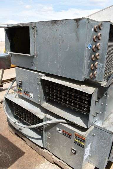 STACK, (3) HVAC UNITS - (1) ENVIRO-TEC MDL VFRWC, (1) JUTCO #D, TAG ...