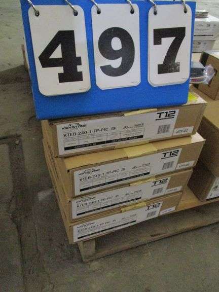 CASE, KEYSTONE FLUORESCENT BALLAST #KTEB-240-1-TP-PIC/B (10) PER CASE ...