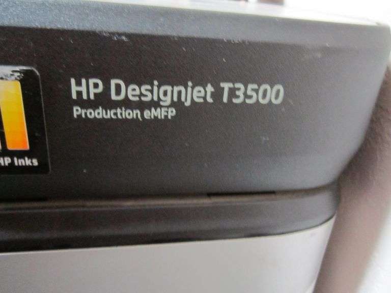 Hp Designjet T3500 Plotter With 2 Boxes Of 20 Bond Paper 24 X 500 Rosen Systems