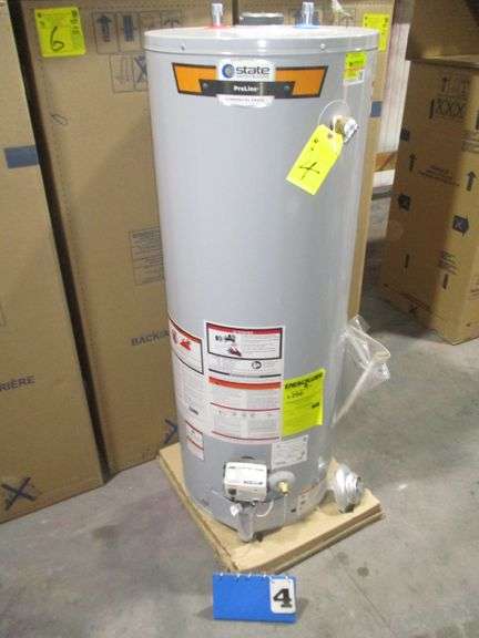 STATE WATER HEATER, NATURAL GAS, 50-GALLON, #GS6-50-BRT-400, P/N ...