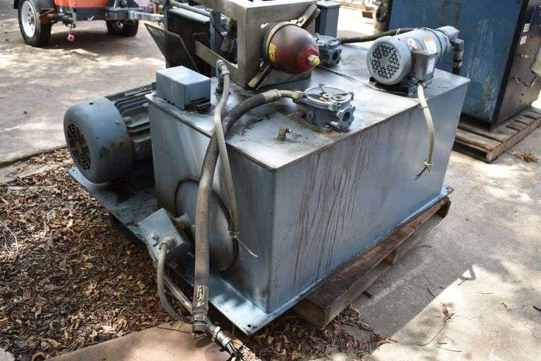 CONTINENTAL HYDRAULIC POLYPAC SYSTEM CENTER, #631.0, 40-HP, 3-PHASE ...