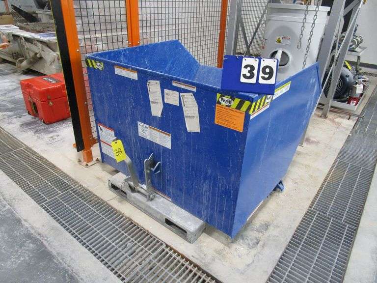 VESTIL MDL H-150-MD SELF-DUMPING HOPPER, EMPTY - Rosen Systems