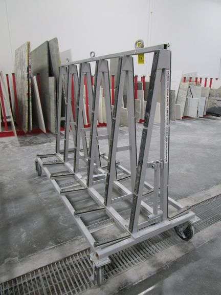 GROVES PORTABLE 4,000-LB. CAPACITY STONE SLAB A-FRAME, EMPTY - Rosen ...