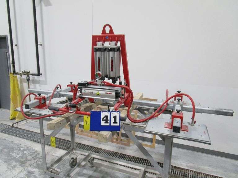 ELEPHANT VACUUM LIFTER MDL LM4RPCM, S/N 71595, 1,000-LB. CAPACITY, MFG ...