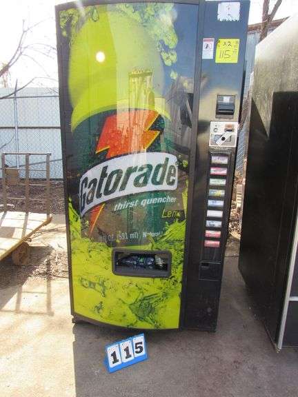 DIXIE-NARCO DRINK VENDING MACHINE MDL DN 501E R-S11-9 *sold 2x the ...