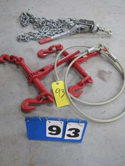 LOT, CHAINS, TIE DOWN (COME ALONG) - Rosen Systems