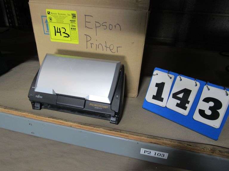 LOT, (1) EPSON LABEL PRINTER AND (1) FUJITSU SCAN SNAP S510 - Rosen Systems