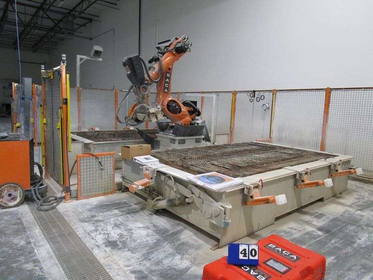 2021 BACA SYSTEMS ROBO SAWJET MDL KR210R3100 ULTRA S/N 1247501 WITH ...