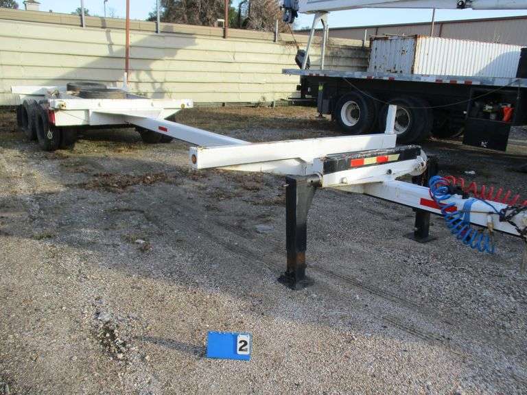CFS EXTENDABLE POLE TRAILER, MDL TA-EB, 32' RETRACTED, 40' EXTENDED, 2 ...
