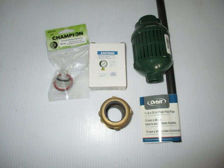 LOT, APPROX. (16) BOXES AND PARTIAL BOXES OF ASSORTED SPRINKLER PARTS ...