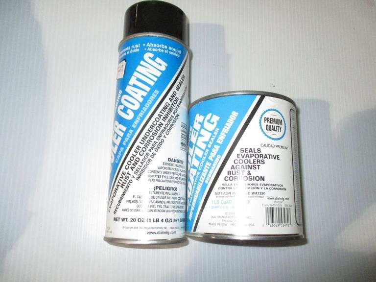 LOT, ASSORTED CANNED CHEMICALS INCLUDING (6) AEROSOL CANS OF COOLER ...