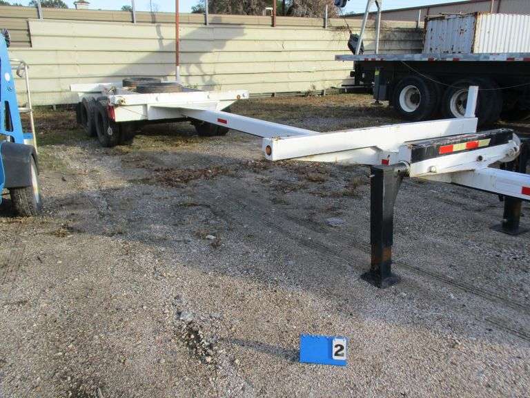 CFS EXTENDABLE POLE TRAILER, MDL TA-EB, 32' RETRACTED, 40' EXTENDED, 2 ...