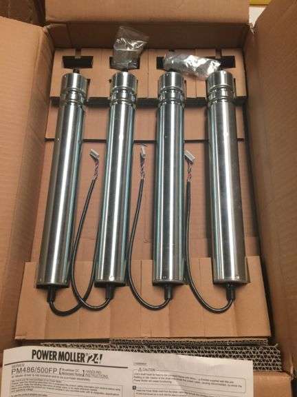 POWER MOLLER 24 SERIES PM486/500 FP BRUSHLESS DC MOTORIZED ROLLER WITH ...