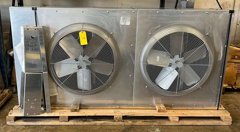 LIEBERT 2 FAN AIR CONDITIONER CONDENSER MODEL DCDF205-A - MAXIMUM ...