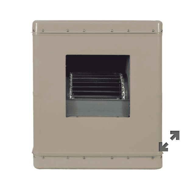 CHAMPION ASPEN MEDIA EVAPORATIVE WINDOW COOLER #3000SD-N30S, SIDE DRAFT ...