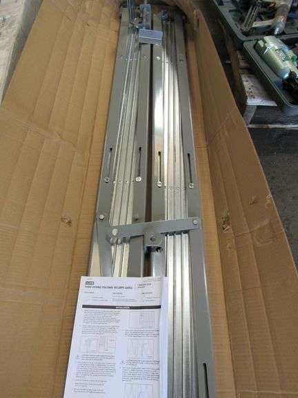 FIXED DOUBLE FOLDING SECURITY GATE, ULINE - Rosen Systems