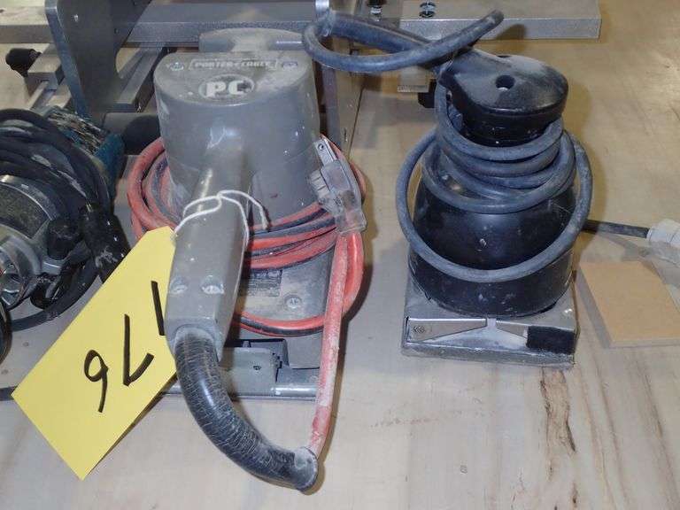 ASSORTED TOOLS INCLUDING PORTER CABLE BETTERLEY V GROOVING ROUTER, (2 ...