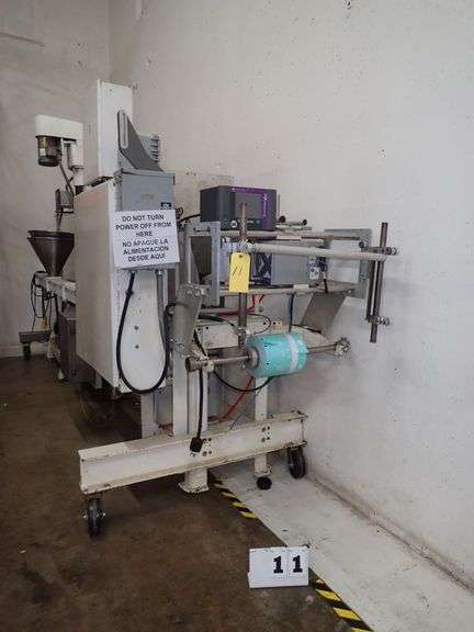 BARTELT HORIZONTAL FORM, FILL, AND SEAL MACHINE WITH MARKEM-IMAJE SMART ...