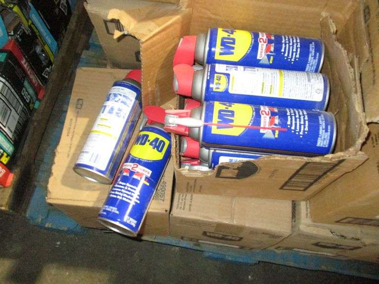 LOT, APPROX. (30) CASES OF 12oz SPRAY CANS WD-40 AS SHOWN ON (1) PALLET ...
