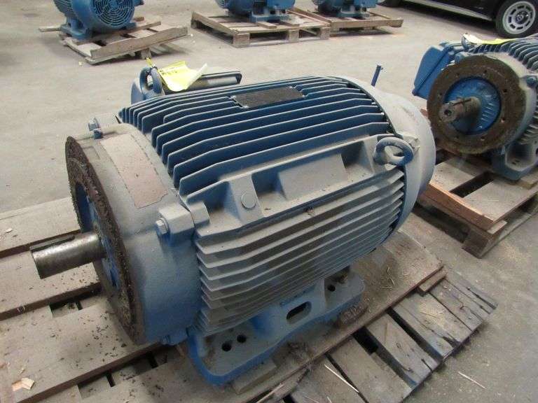 WEG W22 ELECTRIC MOTOR, 100 HP, 230/460V, 3-PHASE (CHECKED UNDER POWER ...