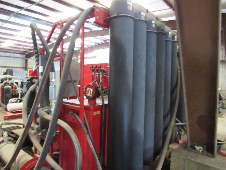 CAMERON PSI INDUSTRIES HYDRAULIC POWER UNIT, SKID MOUNTED, W/100 HP ...