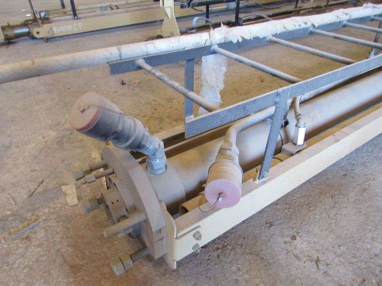 SCHLUMBERGER #237158-03-02, 192" STROKE, WITH MOUNTING FRAME, ENCLOSED ...