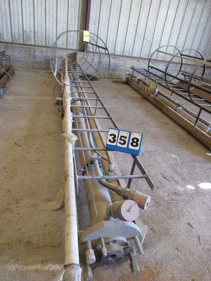 SCHLUMBERGER #237158-03-02, 192" STROKE, WITH MOUNTING FRAME, ENCLOSED ...