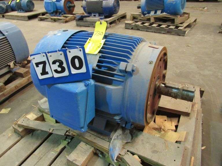 TORQUE MASTER ELECTRIC MOTOR, 100 HP, 208-230/460V, 3-PHASE (CHECKED ...