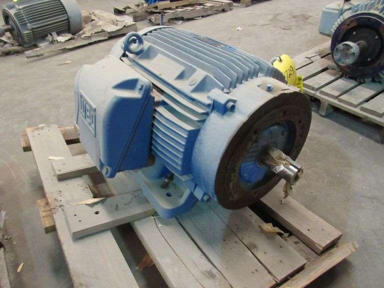 WEG W22 ELECTRIC MOTOR, 75 HP, 230/460V, 3-PHASE (CHECKED UNDER POWER ...