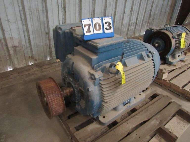 WEG W22 ELECTRIC MOTOR, 150 HP, 460V, 3-PHASE (CHECKED UNDER POWER, NEW ...
