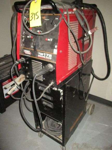 LINCOLN TIG 175 SQUARE WAVE WELDER, S/N ENDS IN 30805244, PORTABLE ...