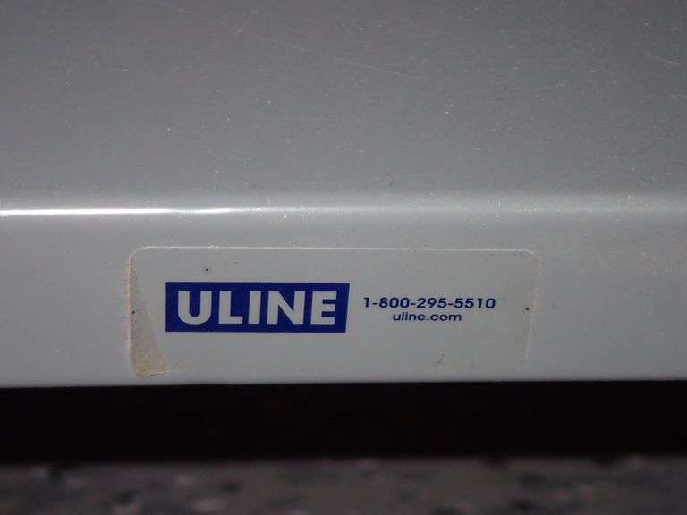 ULINE ADJUSTABLE HEIGHT TABLE W/ STAINLESS STEEL TOP 8' X 3" - Rosen ...