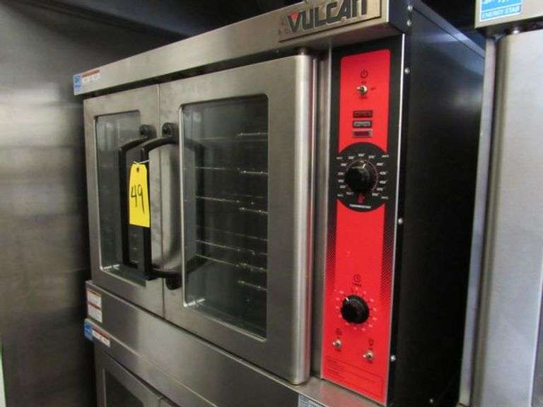 VULCAN DOUBLE STACK GAS OVEN MDL VC4GD-11D150K, WITH CASTERS - Rosen ...