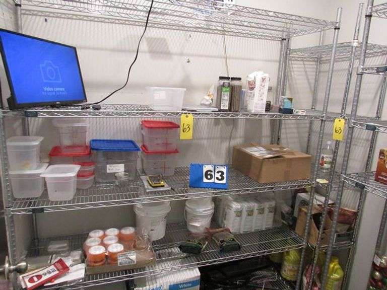 LOT, (3) METRO RACKS - 21" X 6' X 7' TALL, 18" X 36" X 7' TALL AND 14 ...