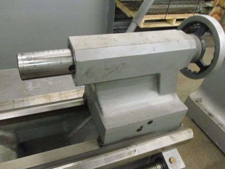 SHARP MDL. 1640LV ENGINE LATHE WITH 10" 3-JAW CHUCK, TOOL HOLDER, TAIL ...