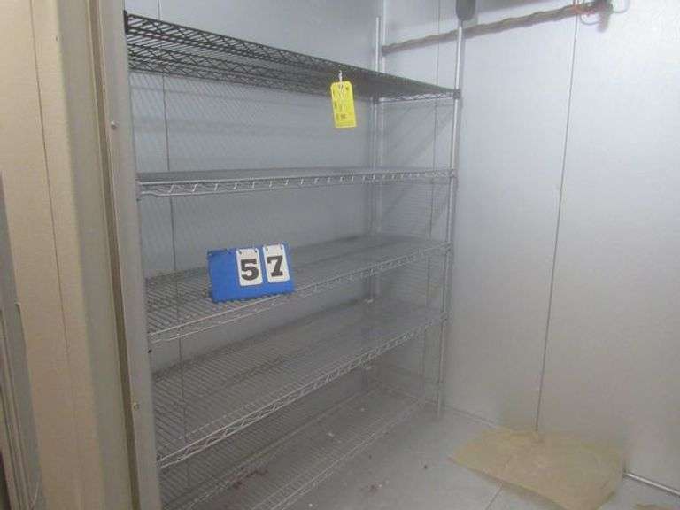 LOT, (2) METRO RACKS - 18" X 5' X 6 TALL AND 14" X 5' X 7' TALL - Rosen ...