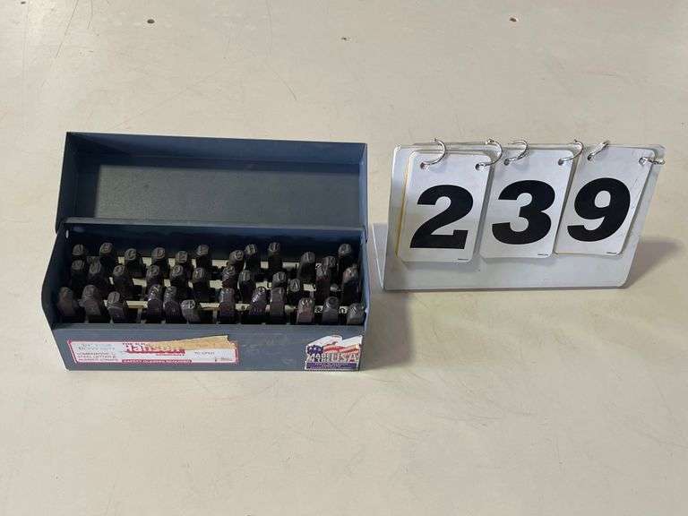 HANSON 1/4" HAND STAMP SET - Rosen Systems