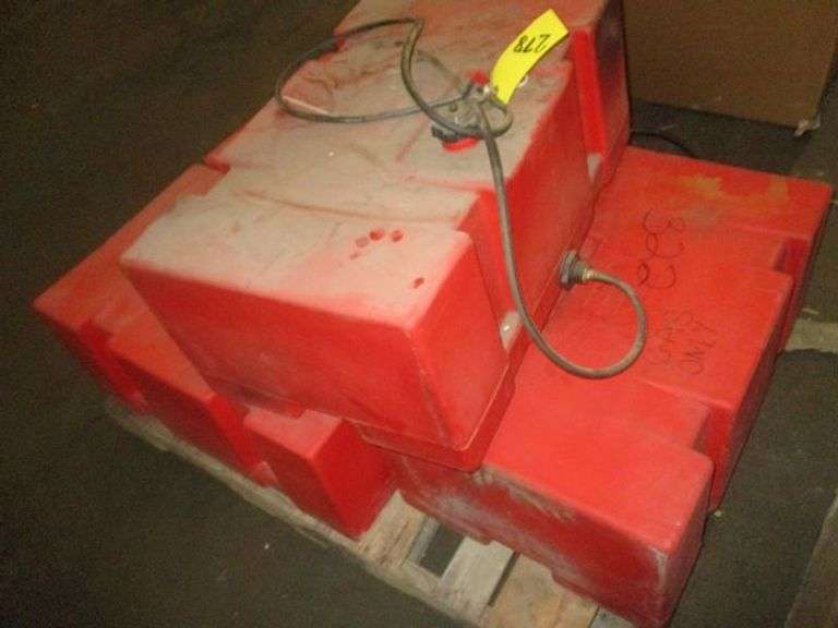 LOT FUEL TANKS, (4) TOTAL AS SHOWN ON PALLET - Rosen Systems