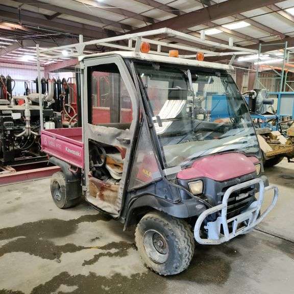 KAWASAKI MULE 3000, 2-SEATER, ENCLOSED CAB, W/TRUCK BED, STARTS, DOES ...
