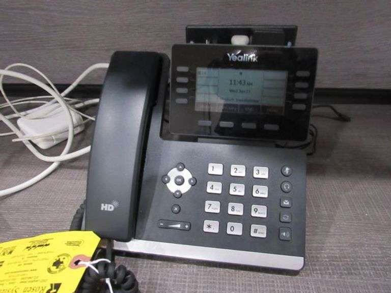 (5) TELEPHONES YEALINK SIP-T53W, LOCATED THROUGHOUT OFFICE AREA - Rosen Systems