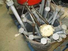 (1) PALLET, ASSORTED FASTENERS INCLUDING NUTS, BOLTS, ANCHORS AND MORE ...