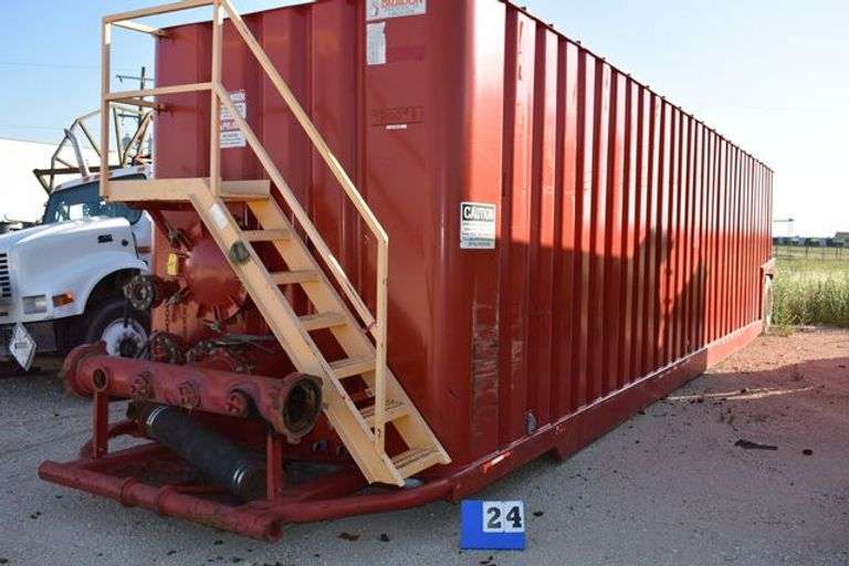 500 BARREL FRAC TANK, WITH MANIFOLD, APPROX. 43' - Rosen Systems