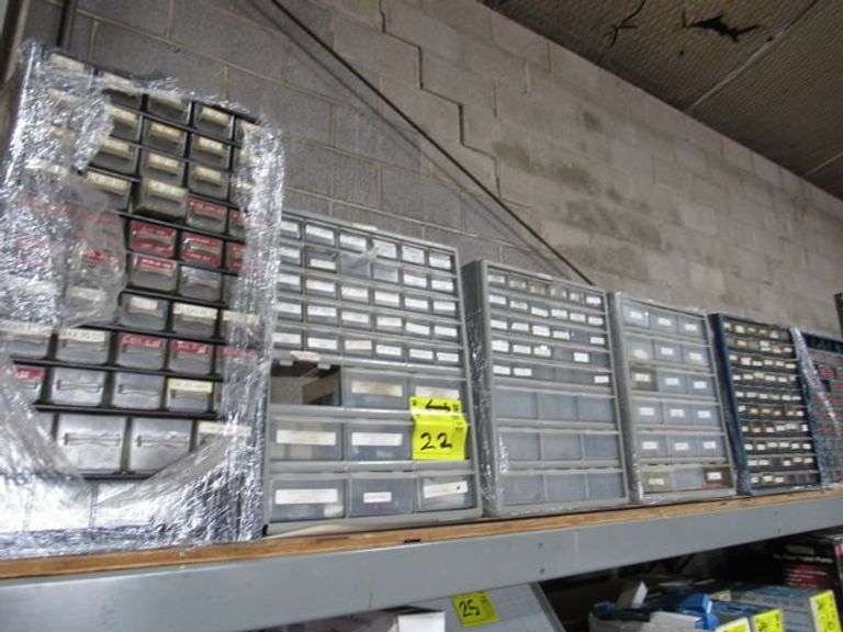 (6) ASSORTMENT BINS WITH CONTENTS - Rosen Systems