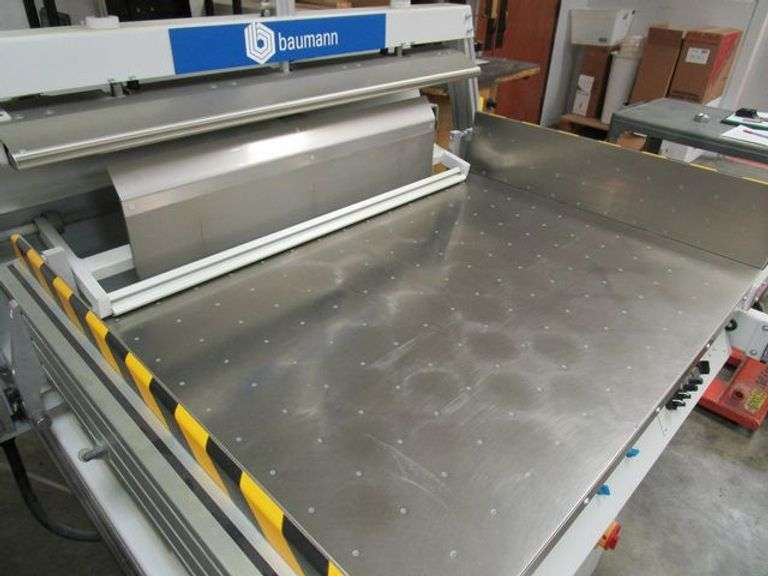 BAUMANN PAPER JOGGER MDL BSB3L, S/N 212849, MFG 2015, WITH STAINLESS ...