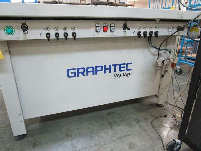 VALIANI GRAPHTEC FLATBED CUTTER/PLOTTER SERIES OPTIMA V, MDL 250, S/N ...