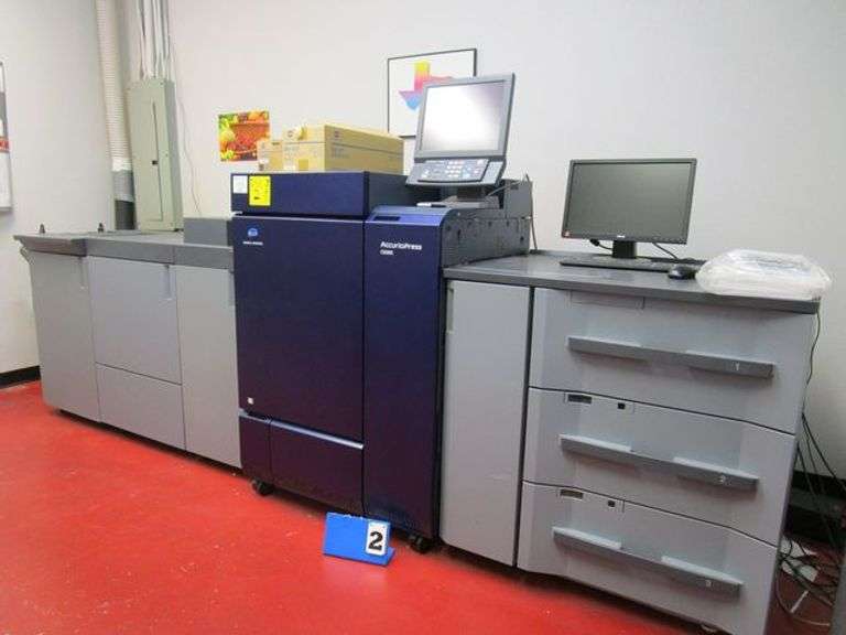 KONICA MINOLTA ACCURIO PRESS C6085 WITH KONICA MINOLTA PRO 80 PC, DELL ...