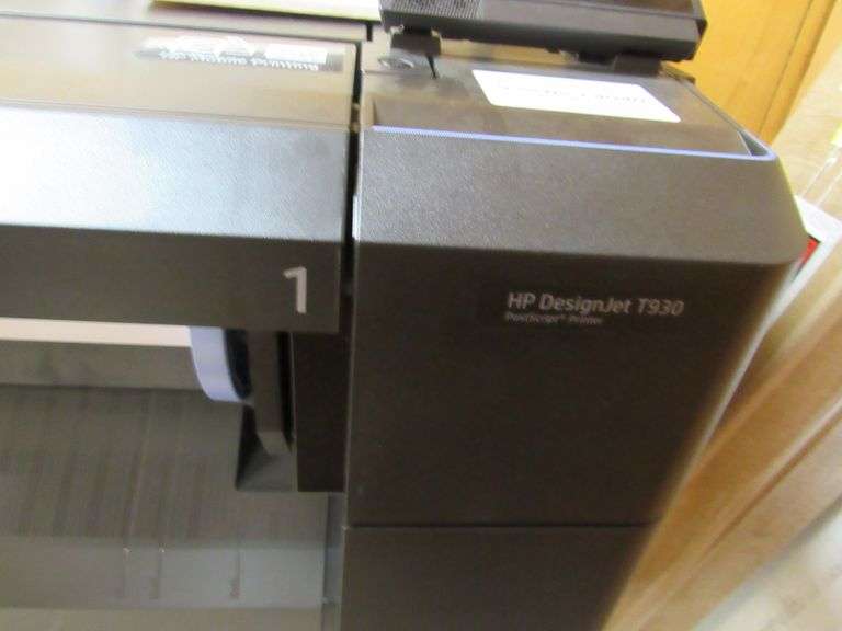 PLOTTER, HP, MDL L2Y21A, S/N CN7BG6H01M, HD DESIGN JET T930, POST ...