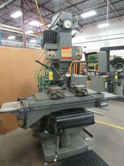 BRIDGEPORT SERIES II CNC MILL, TABLE 15" X 38" WITH BRIDGEPORT TEXTRON ...
